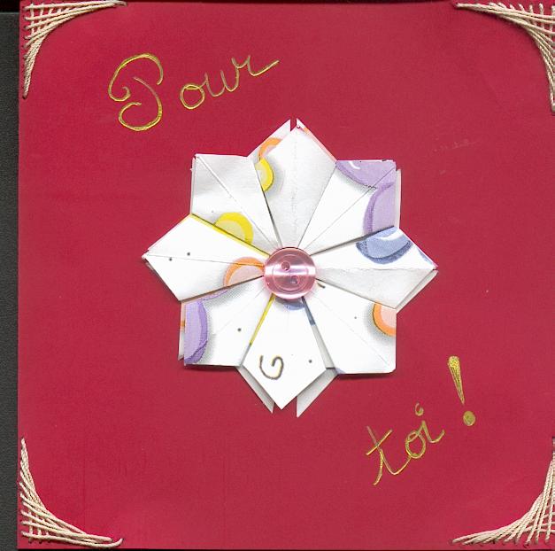 Carte origami | Forum Le monde du Scrap