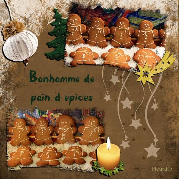 Gingerbread Man-Bonhomme de pain d'épices | Forum Le monde du Scrap