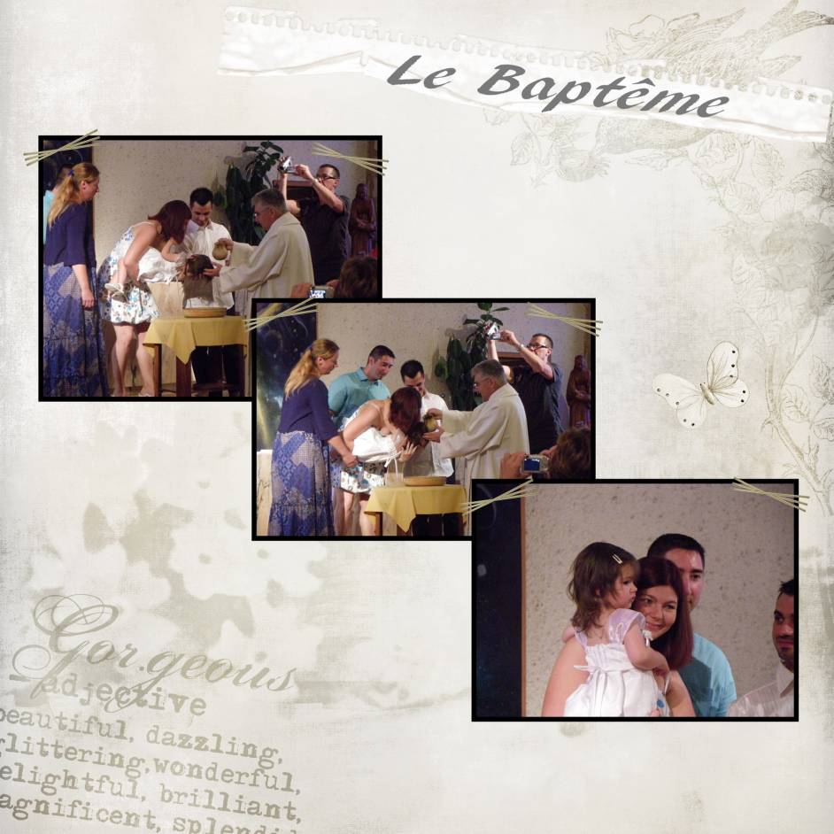 Le Baptême | Forum Le monde du Scrap