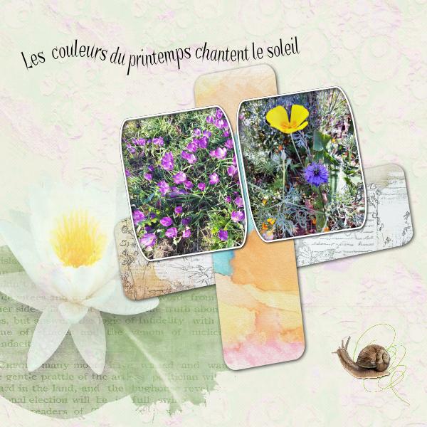 Les couleurs du printemps ... | Forum Le monde du Scrap