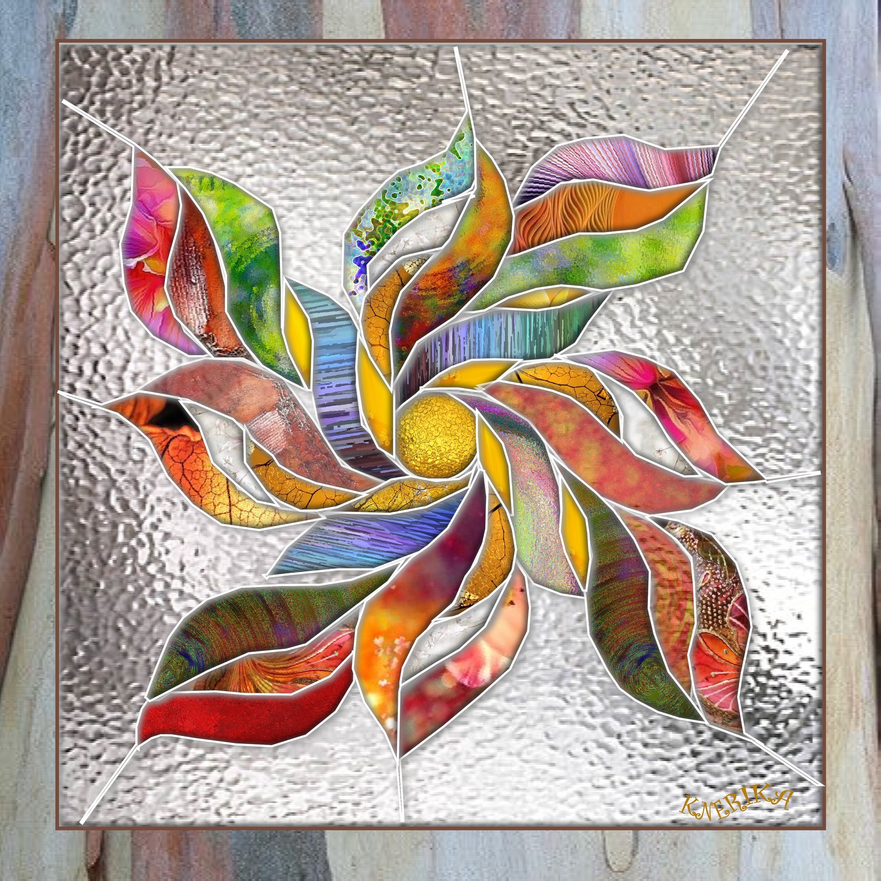 vitrail fleur au vent, Anne Marie | Forum Le monde du Scrap